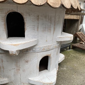 Dovecote Birdhouse Large Suitable for Doves Half Round Dove Cote Barrel ...