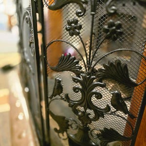 Fire Guard Screen Bird Design Decorative Metal Fire Screen Fire Guard ...