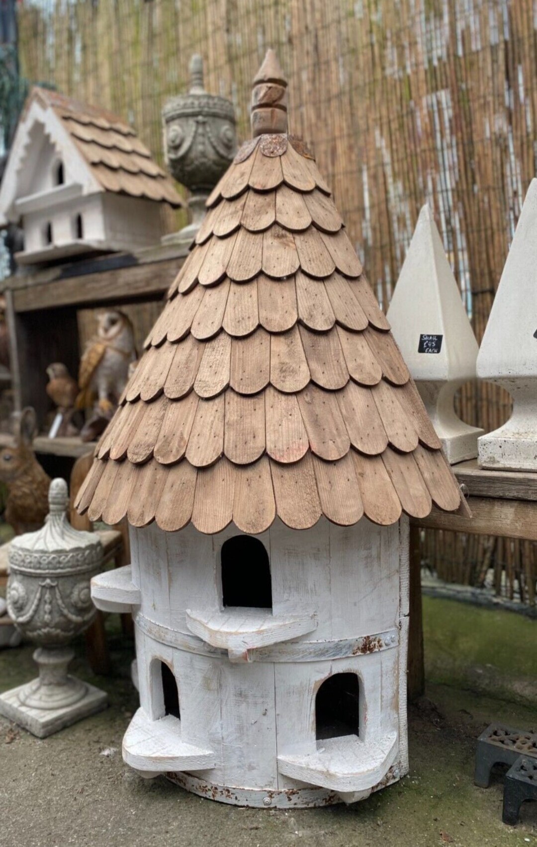 Dovecote Birdhouse Large Suitable for Doves Half Round Dove Cote Barrel ...