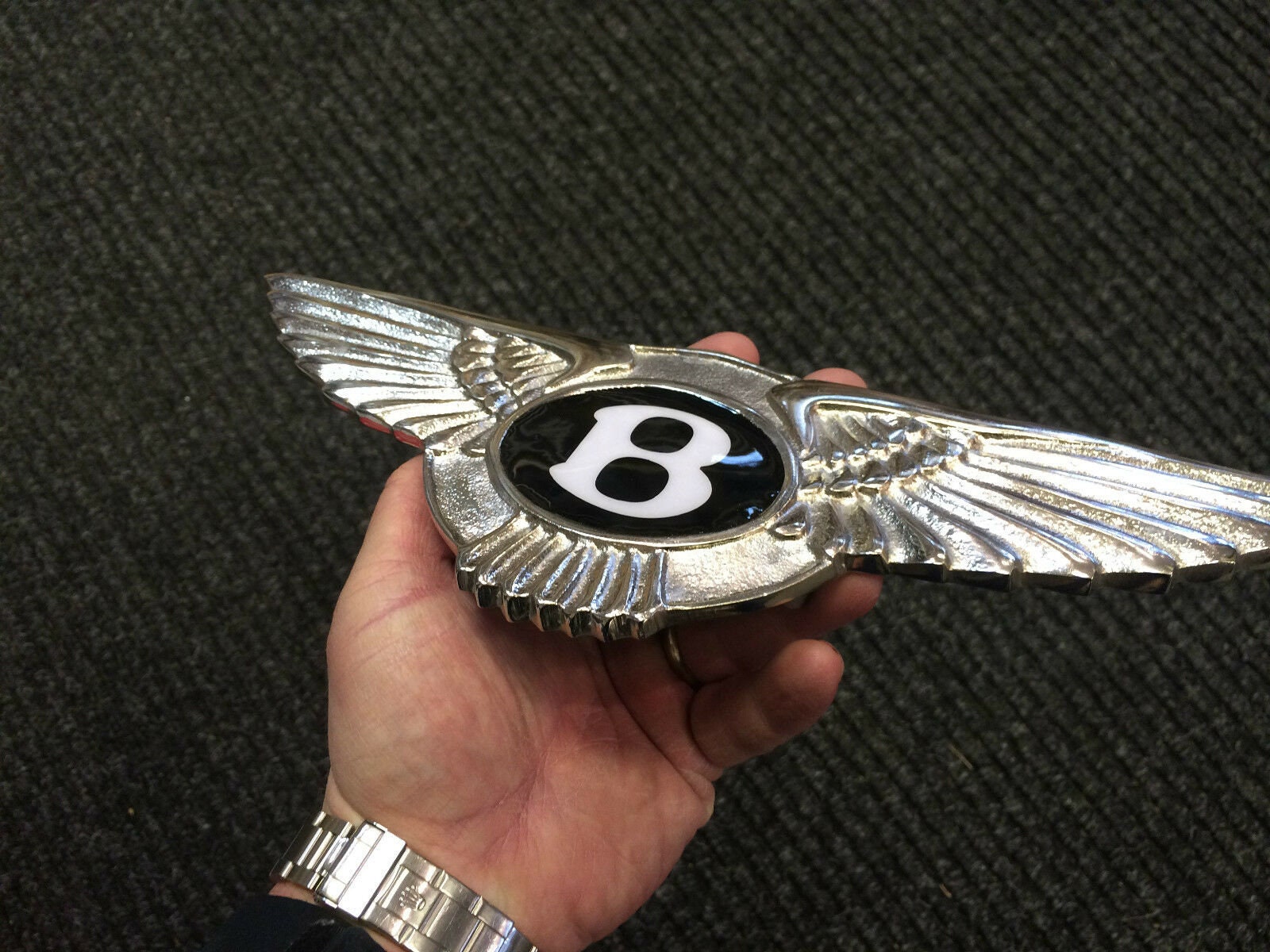 Bentley Sign Wings Polished Aluminium Plated Wings Flying B - Etsy