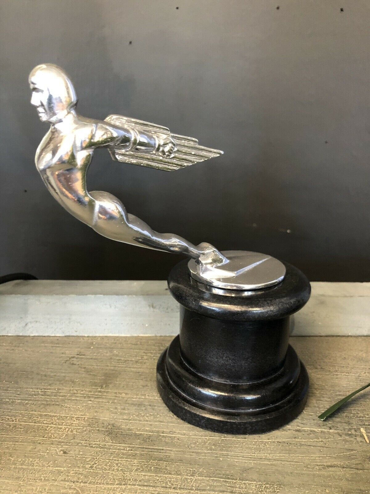Rocket Man Mascot Bonnet Hood Ornament Art Deco Style Rocketeer on ...