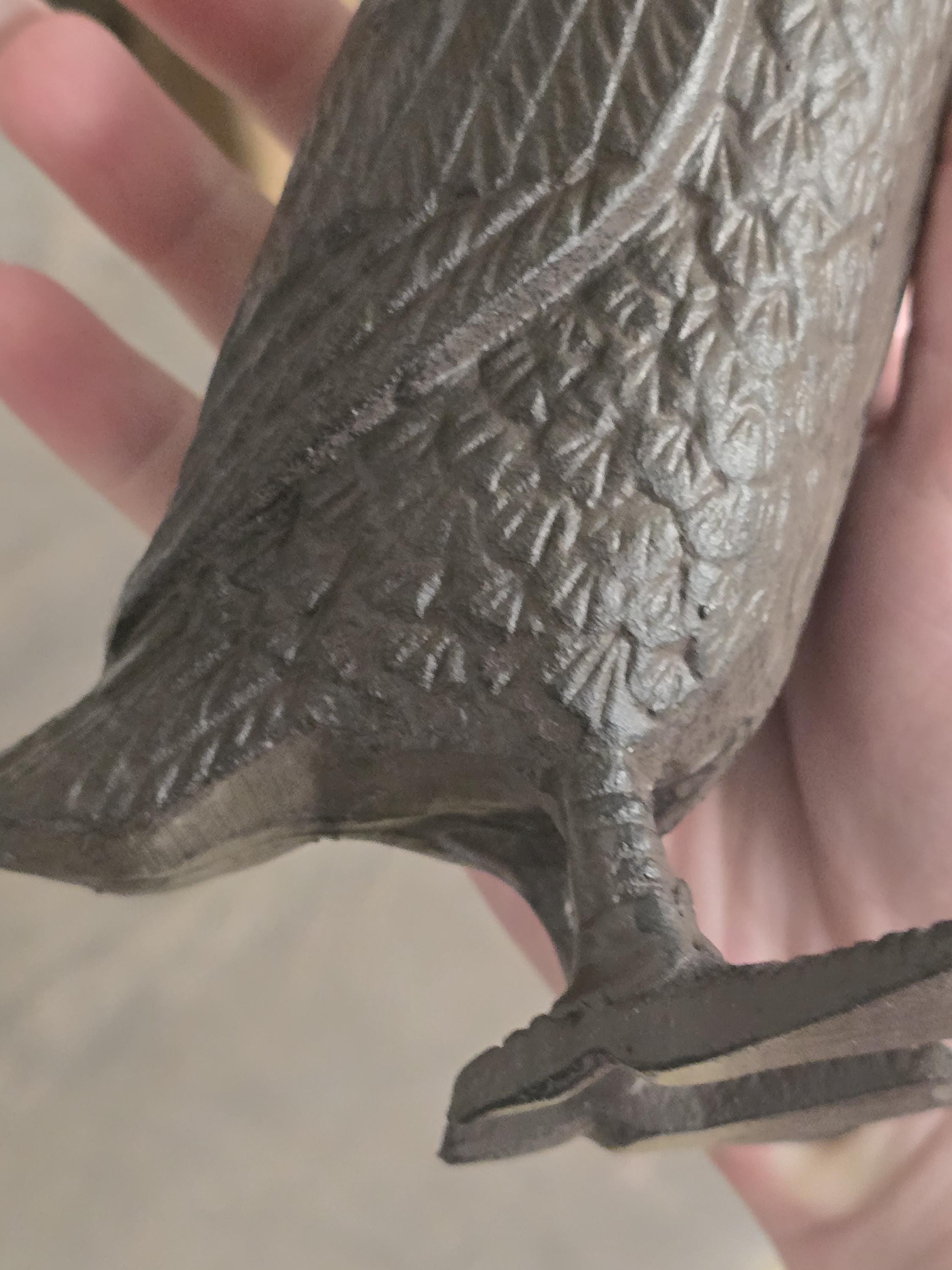 Runner Duck Cast Iron Figurine Statue Bird Singular Ducky Metal Cast ...