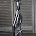 Aluminium Whippet Sitting Greyhound Whippet Silver Finish Ornament ...