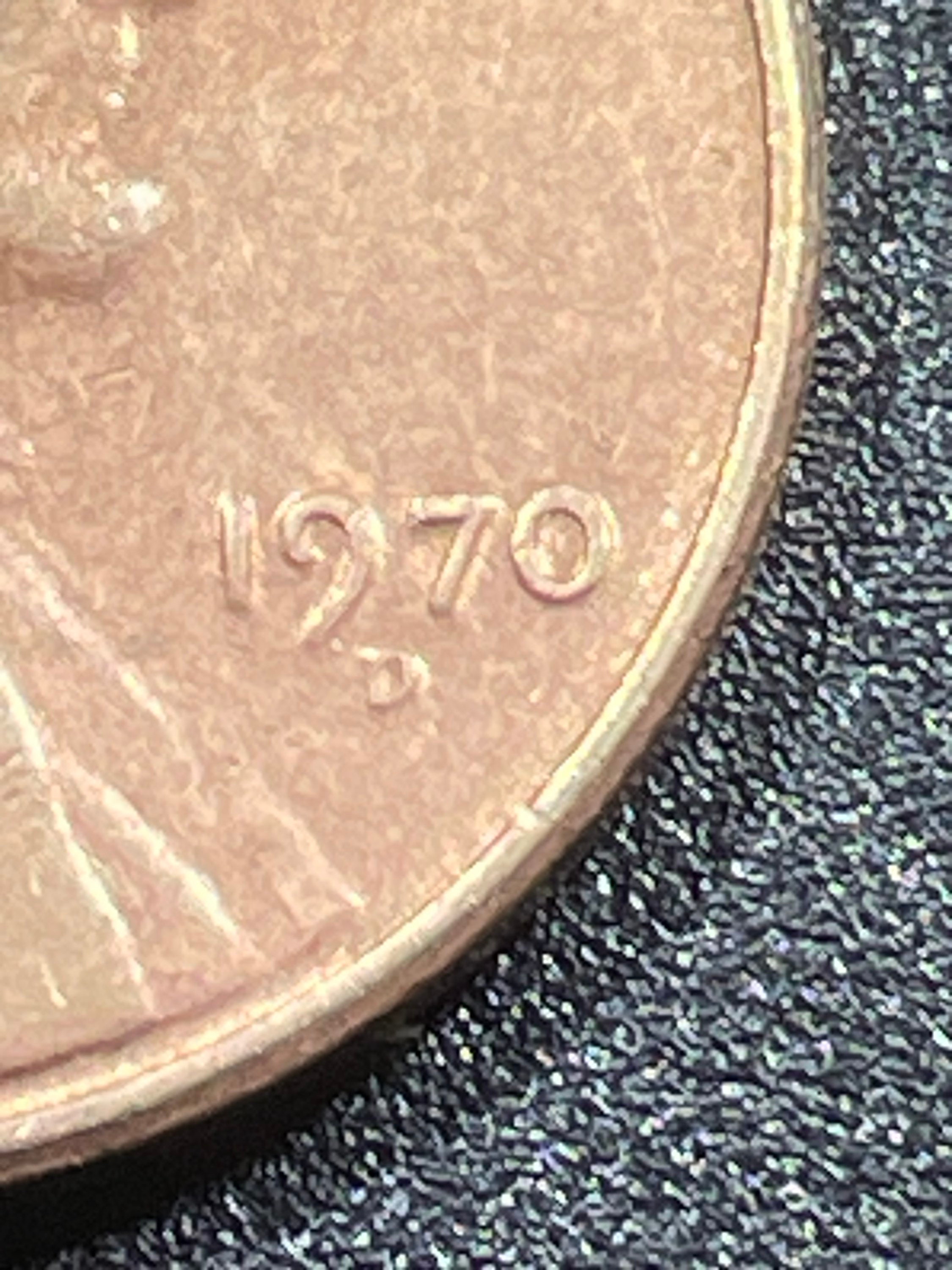 1970 D Penny No FG Initials Floating Roof Error - Etsy