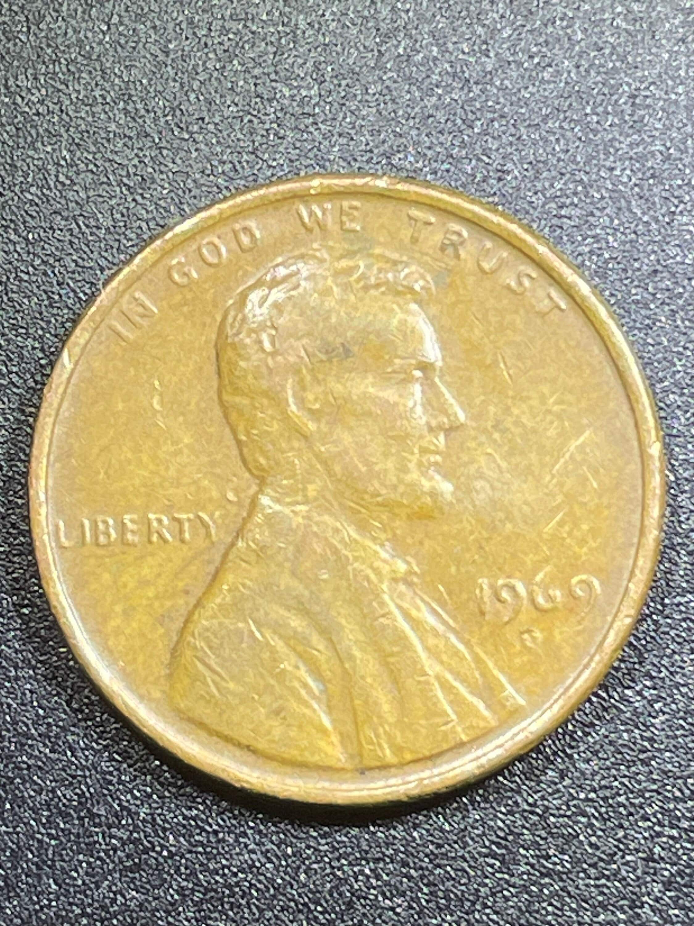 1969 D Penny No FG Initials Floating Roof - Etsy