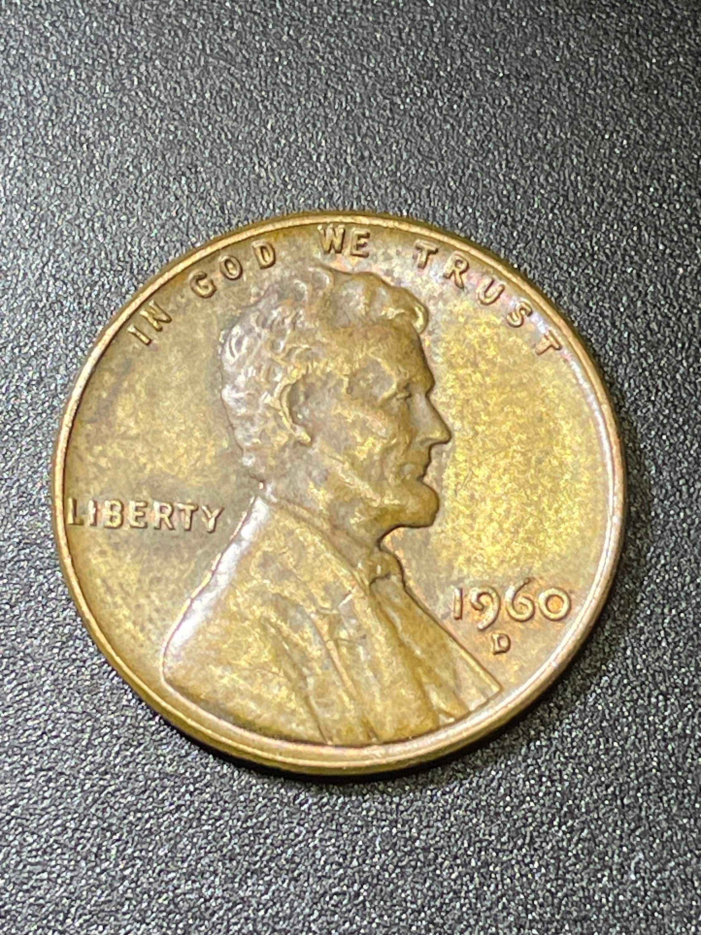 1960 D Penny Large Date - Etsy