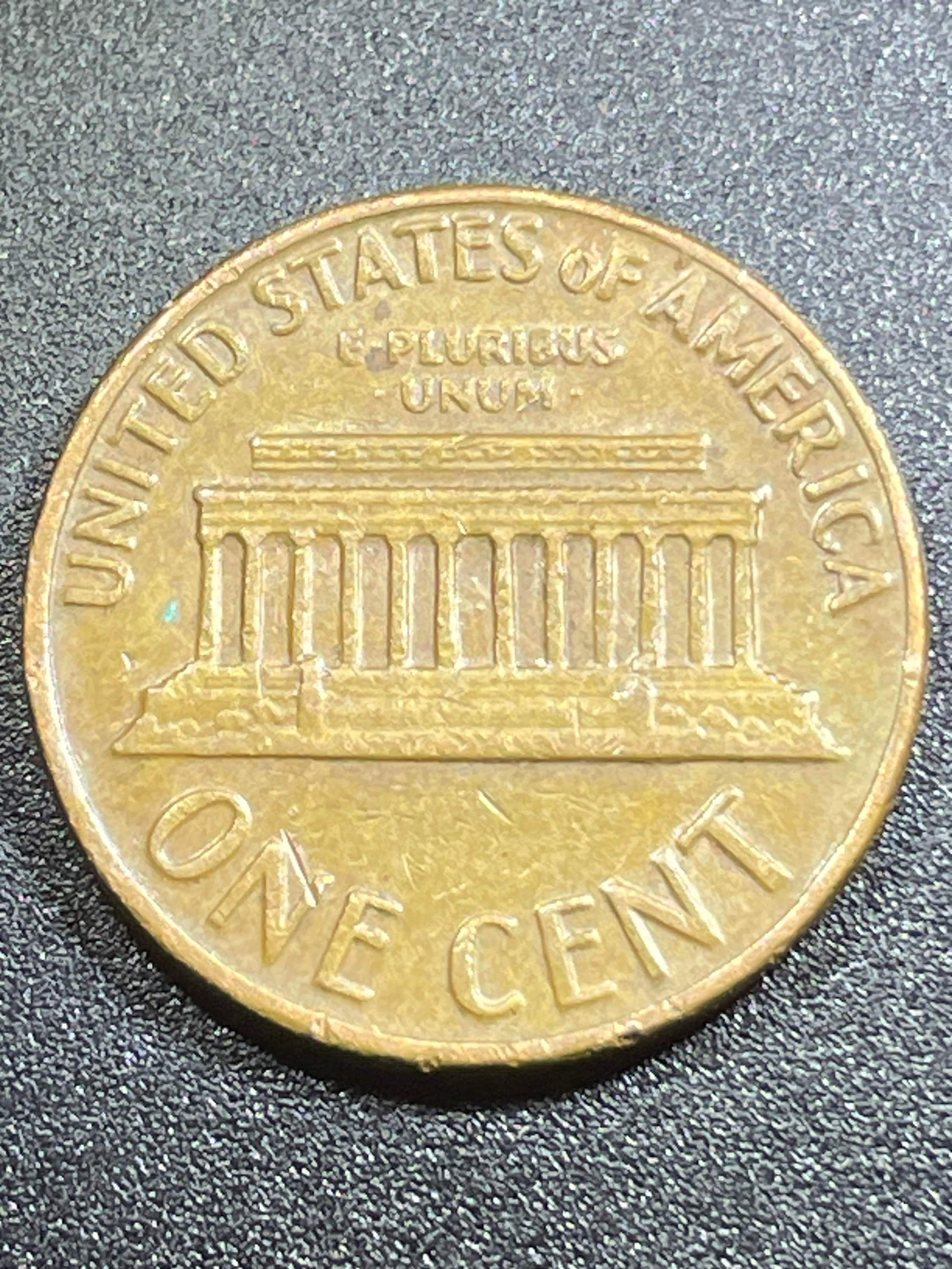 1969 D Penny No FG Initials Floating Roof - Etsy