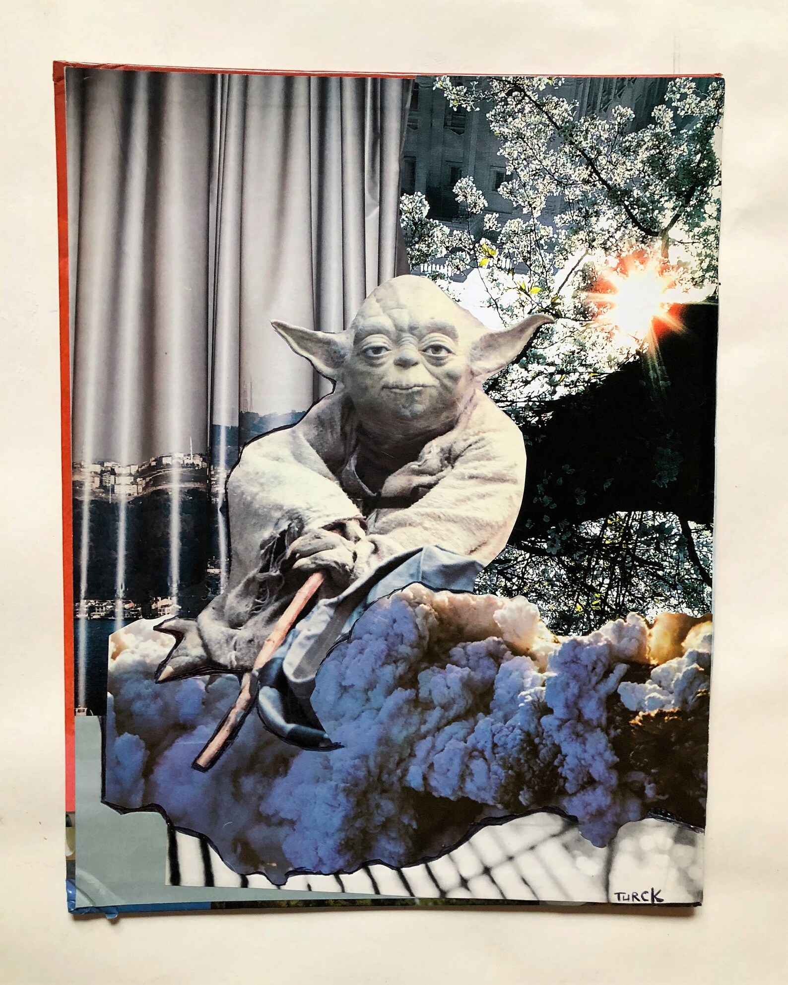 YODA Collage Art Star Wars Pop Art Scifi Art - Etsy