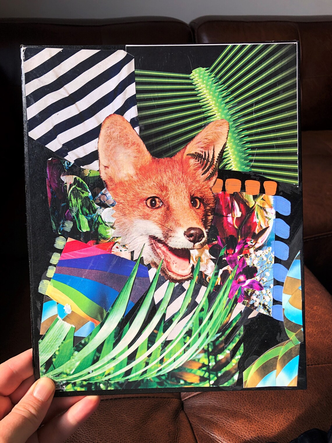 FOX, Collage Art, Contemporay Art, Mixed Media, Pop Art, Surrealism - Etsy