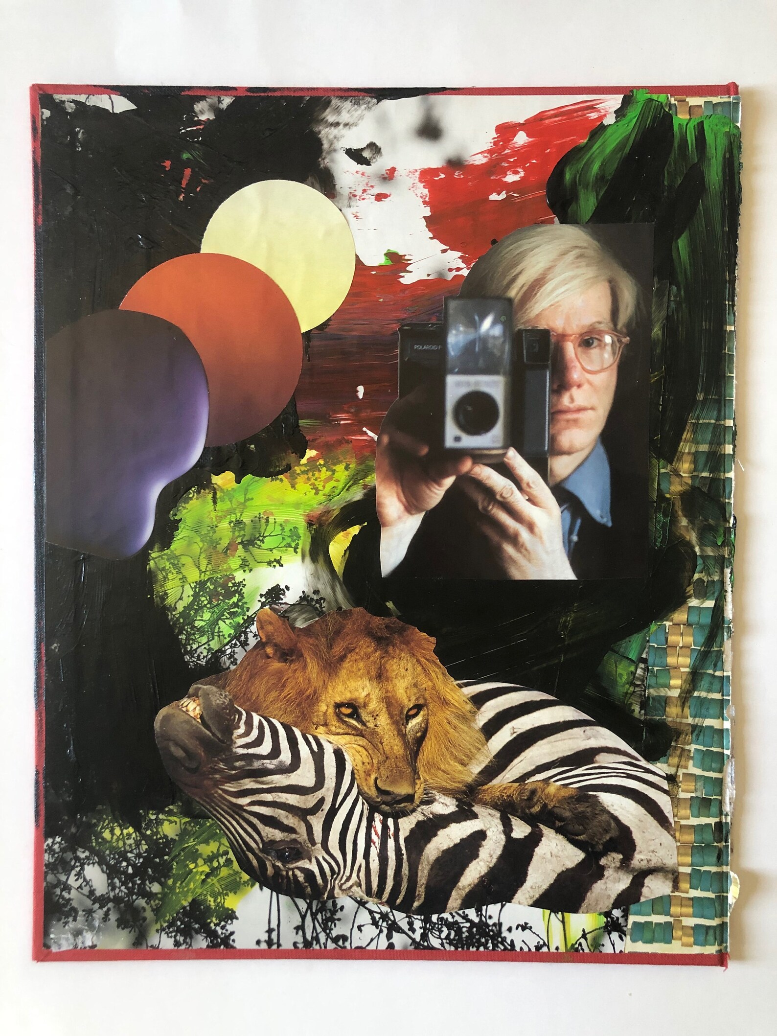 WILD WARHOL, Andy Warhol, Collage Art, Mixed Media, Contemporary Art ...