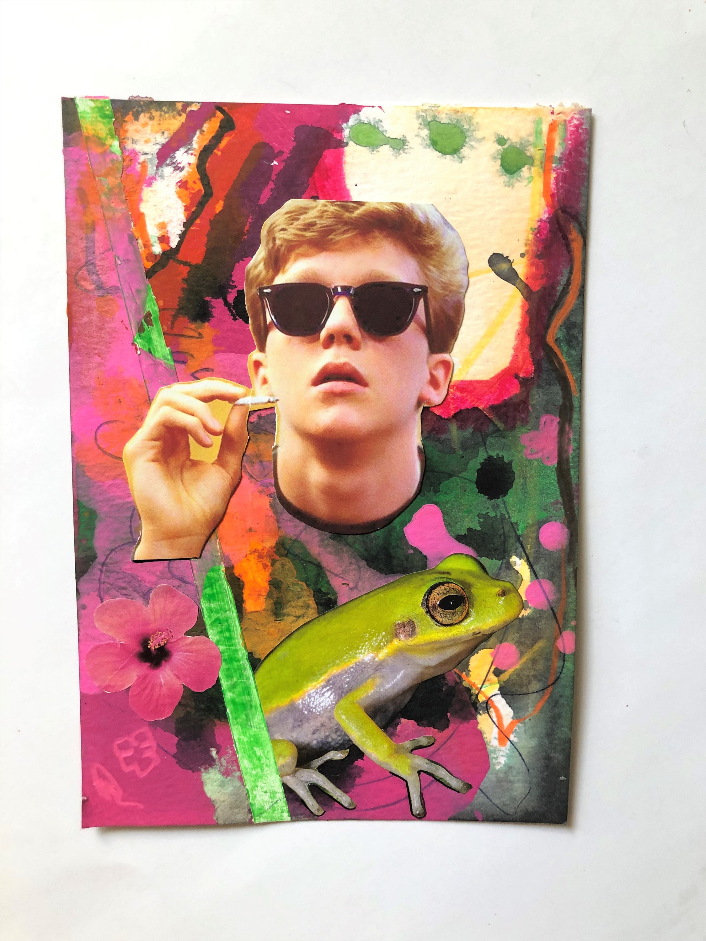 BREAKFAST CLUB, Collage Art, Contemporary Art, Pop Art, Mixed Media - Etsy