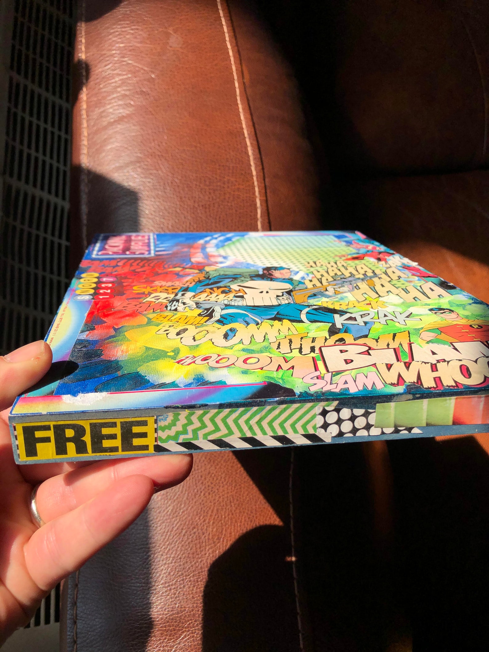 PUNISHER, Collage Art, Pop Art, Mixed Media, Comic Book Art - Etsy