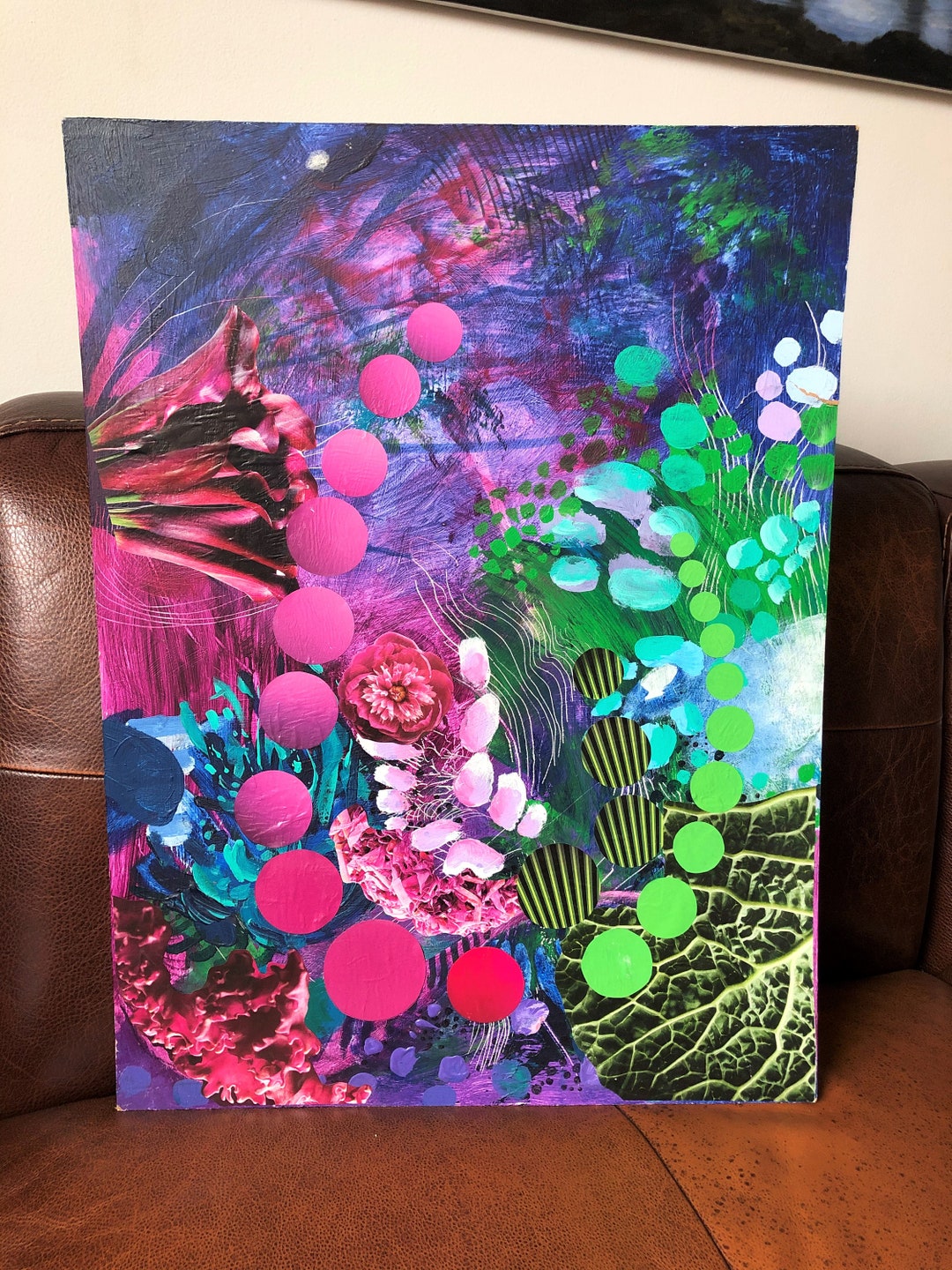 PURPLE RAIN, Collage Art, Contemporary Art, Mixed Media, Pop Art ...