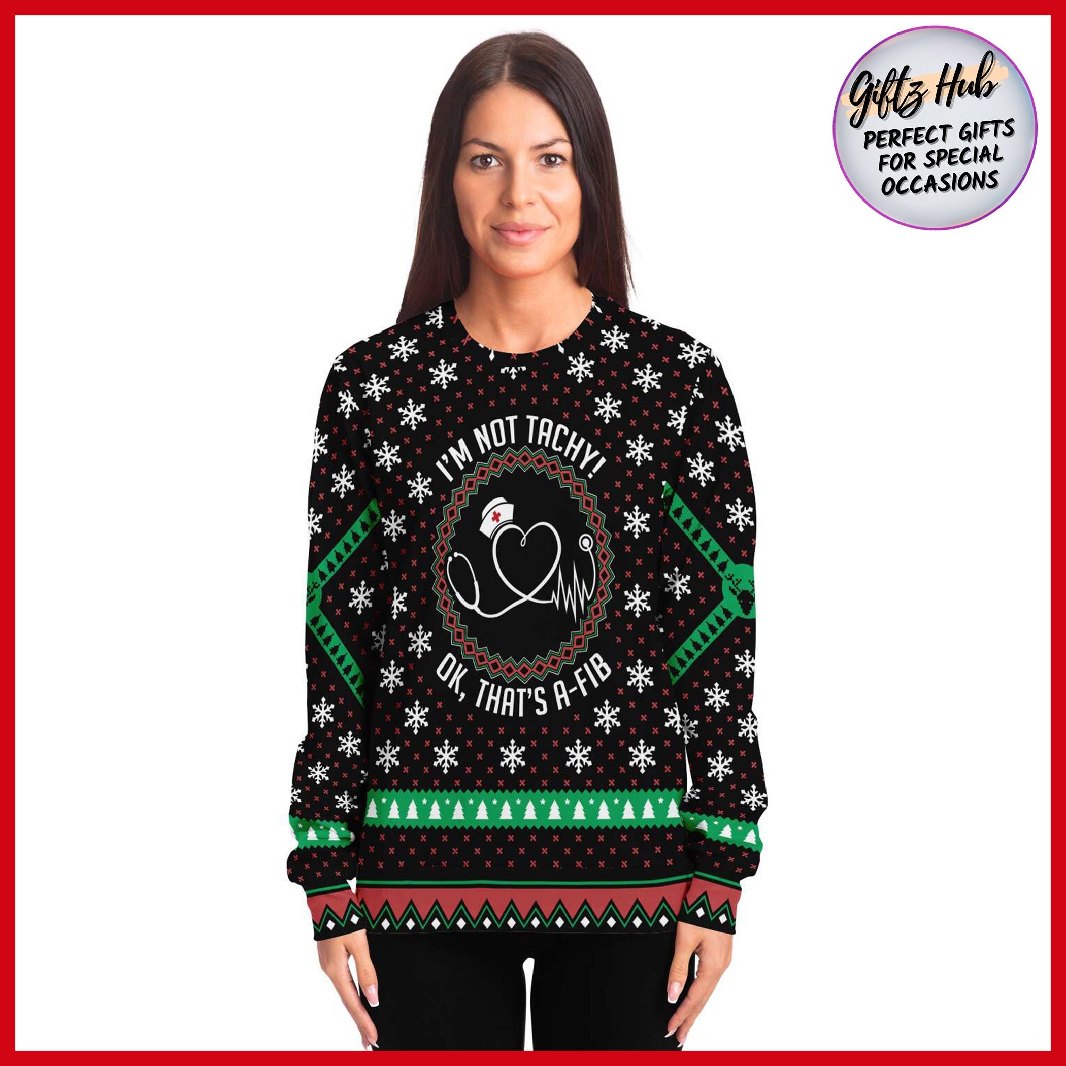 Christmas nurse sweater, dont be tachy sweater sold by Inês Correia ...