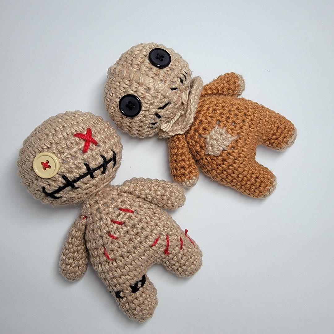 Halloween Crochet Toys Crochet Sam Doll Amigurumi Sam Creepy Sam Voodoo ...