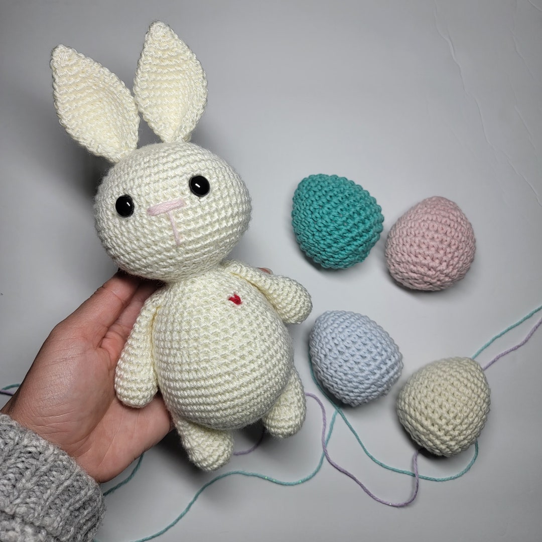 Crochet Easter Bunny Amigurumi Easter Set for Baby Easter Decor - Etsy