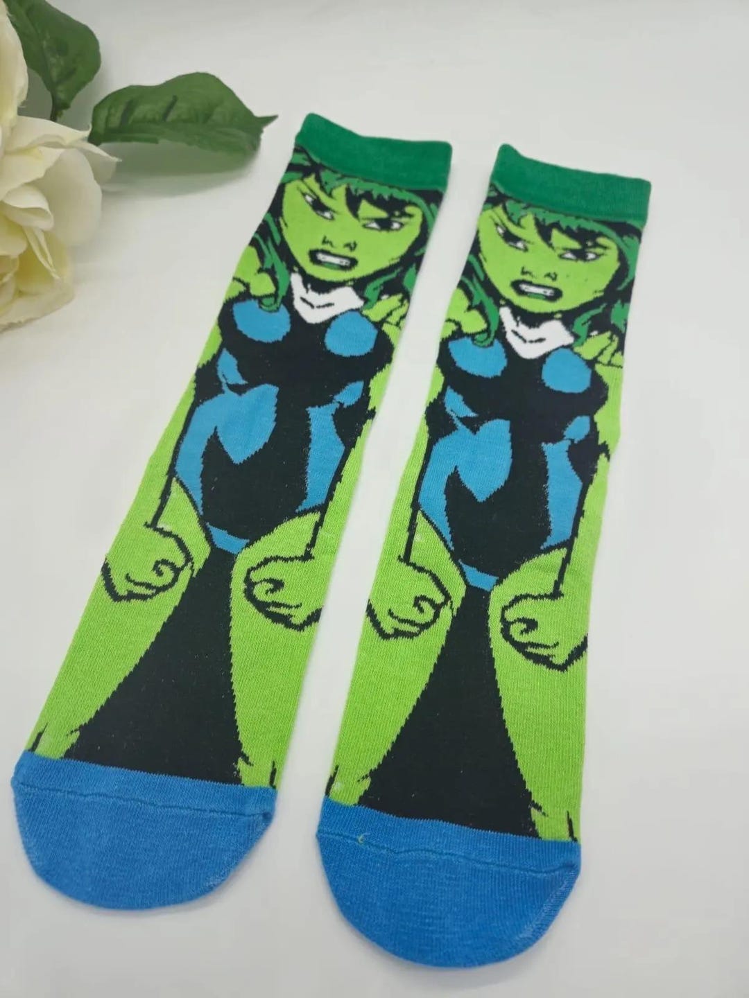 Marvel She-hulk Crew Socks – Empower Your Style - Marvel Socks, She ...