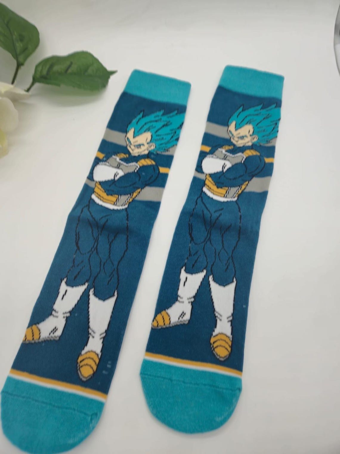 Dragon Ball Z: Vegeta Blue Socks DBZ Anime Design Anime Socks, Dbz ...