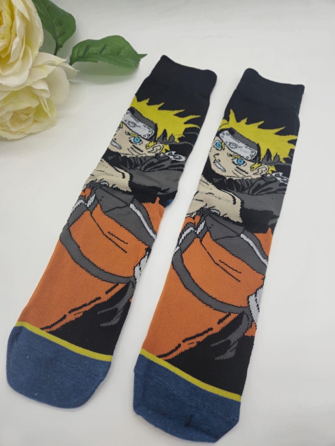 Naruto Anime Crew Socks Bold Design for Fans Naruto Socks, Anime Socks ...