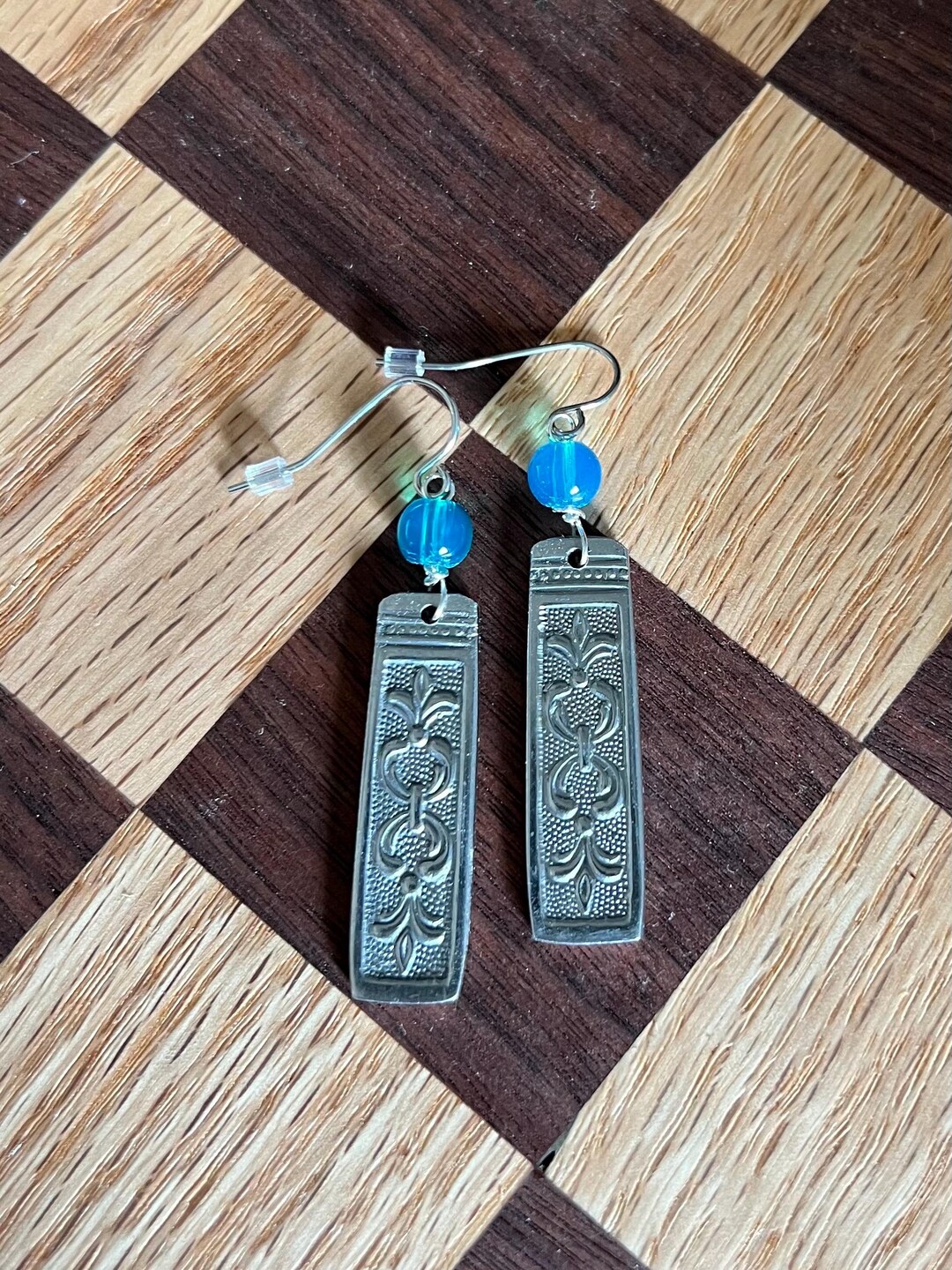 Handmade Silverware Earrings - Etsy