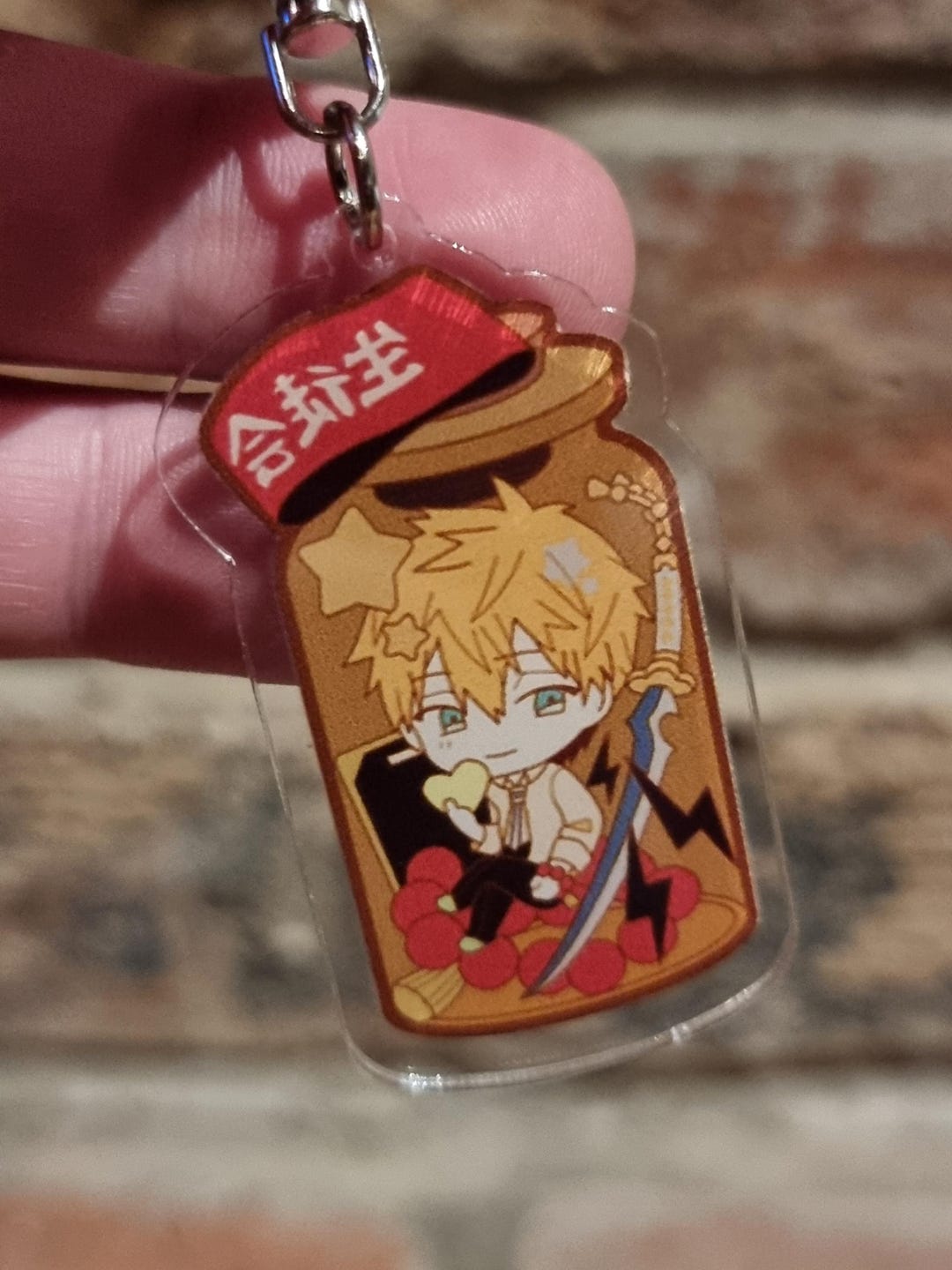 Double-sided Anime, Manga, and Cartoon Acrylic Keychain and Keyring ...