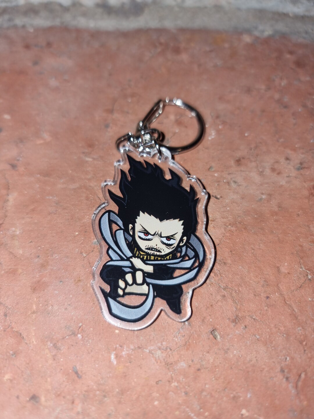 Anime Hero Keychains Aizawa Eraser Head Double-sided MHA Keychain Matte ...
