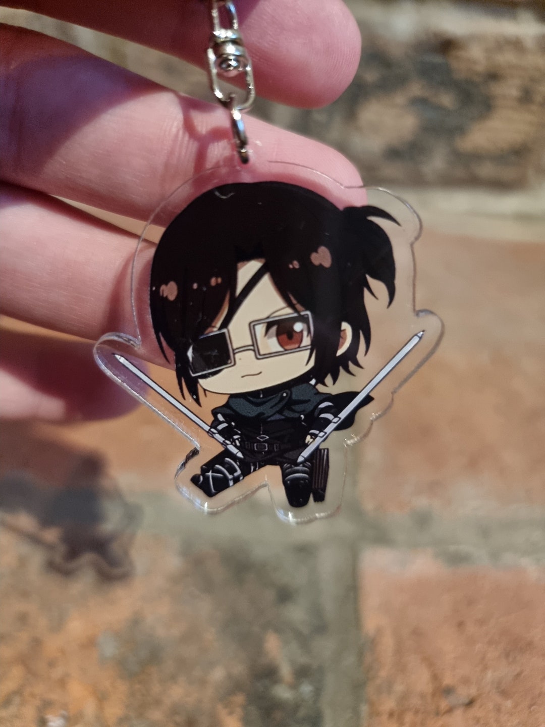 Double-sided Anime, Manga, and Cartoon Acrylic Keychain and Keyring ...