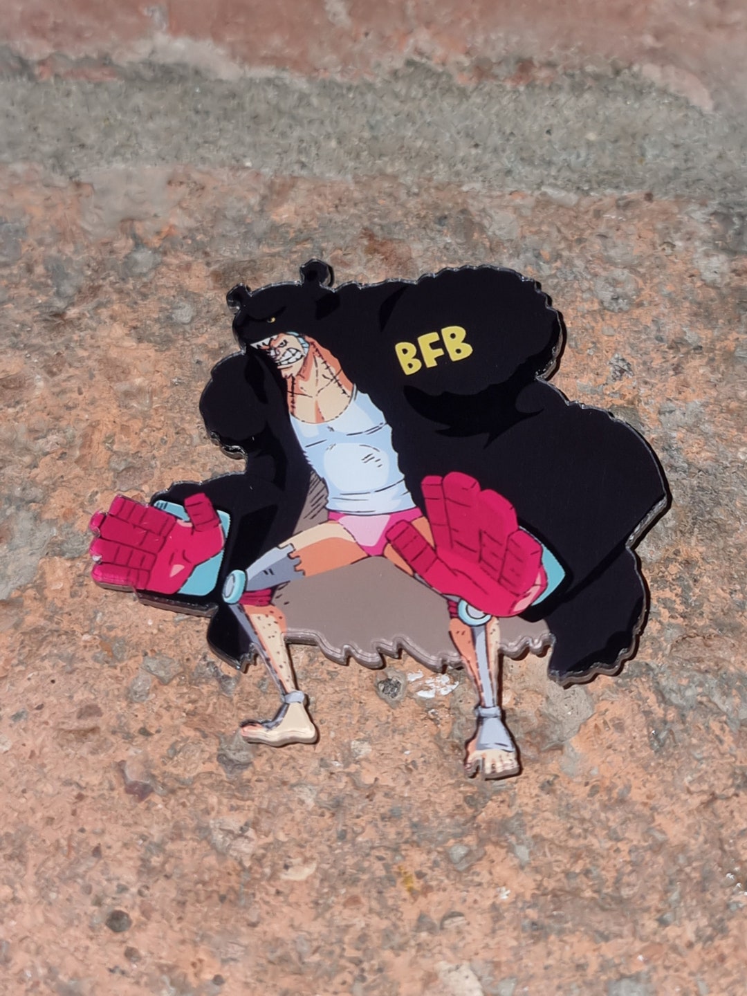 Franky One Piece Acrylic Fridge Magnet Vibrant Anime Gift for Fans ...