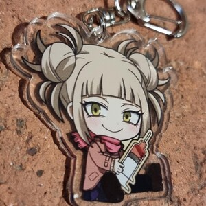 Anime Hero Keychains TOGA HIMIKO 2 Izuku & Bakugo Katsuki Acrylic ...