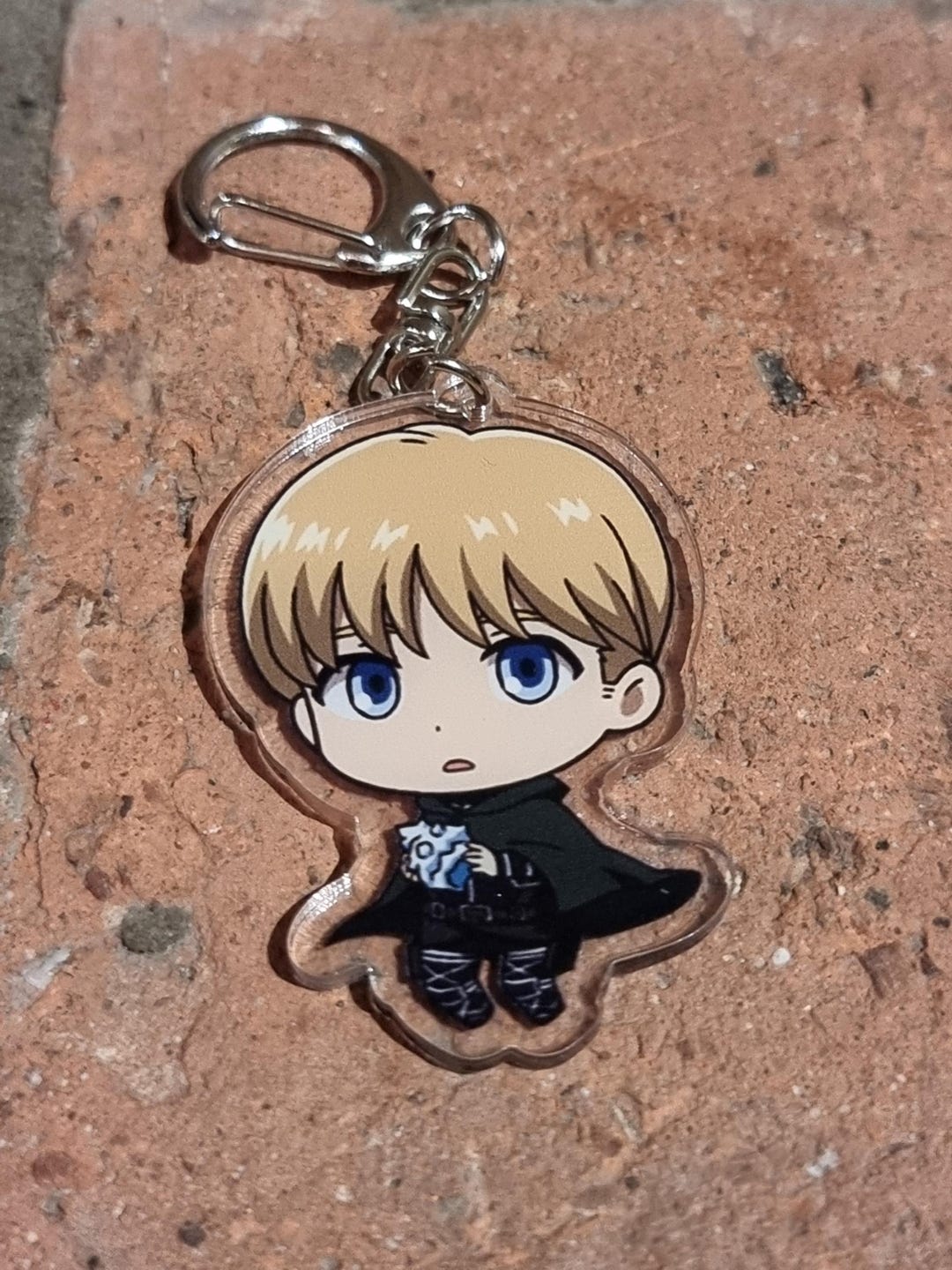 Anime Style Keychain Aot Acrylic Keyring Anime Keychain Multiple ...