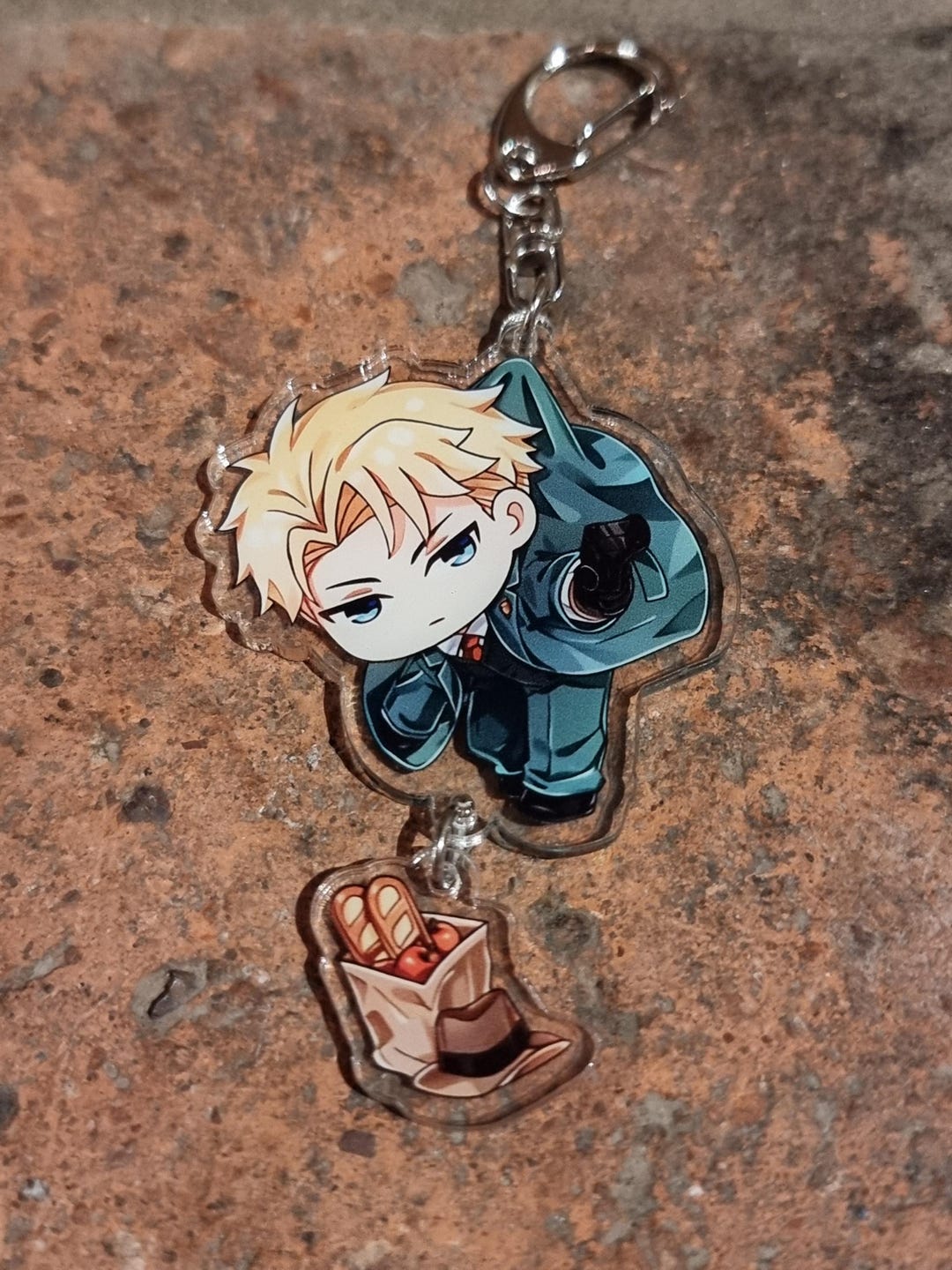 Double-sided Anime, Manga, and Cartoon Acrylic Keychain and Keyring ...