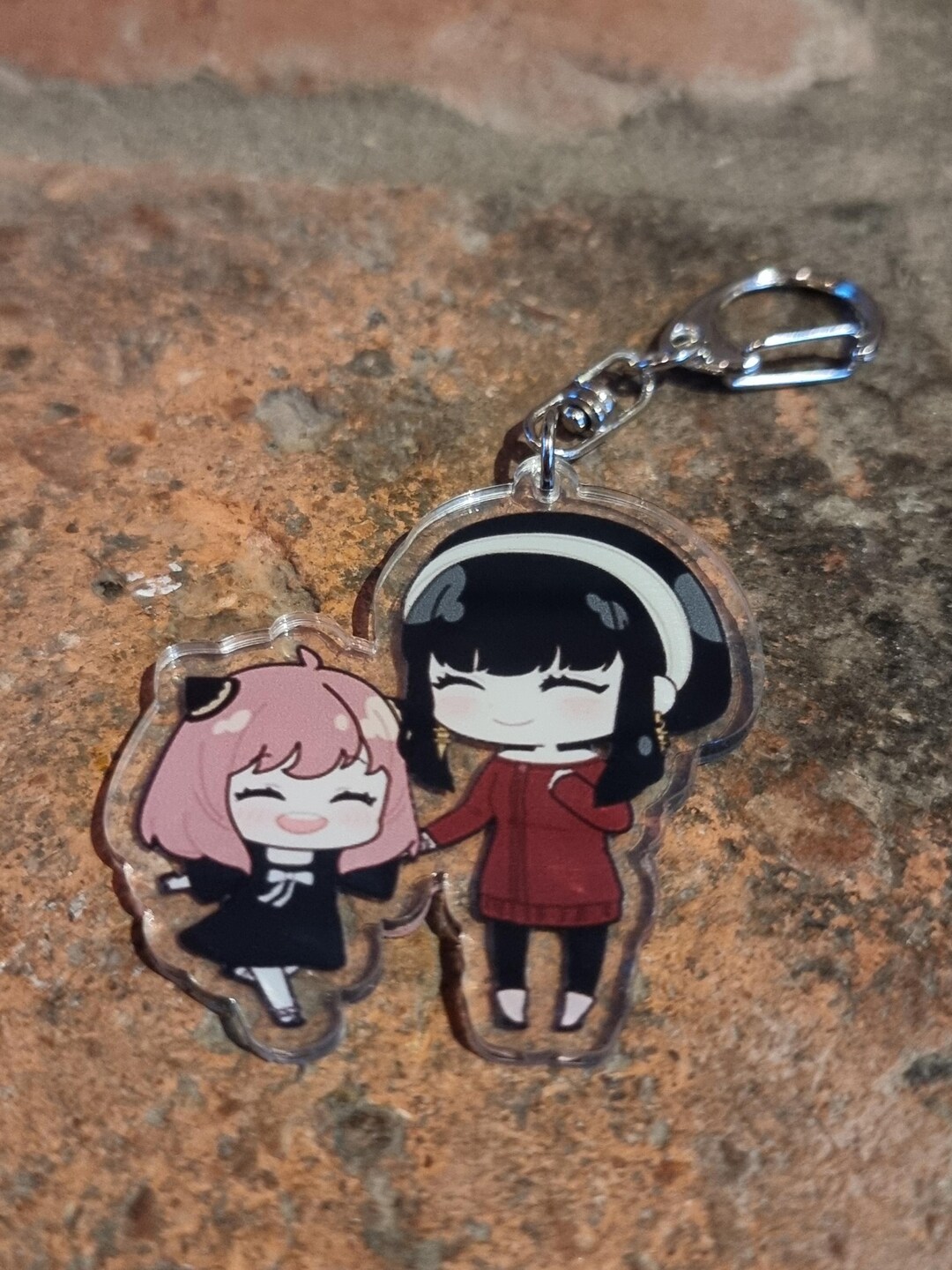 Double-sided Anime, Manga, and Cartoon Acrylic Keychain and Keyring ...
