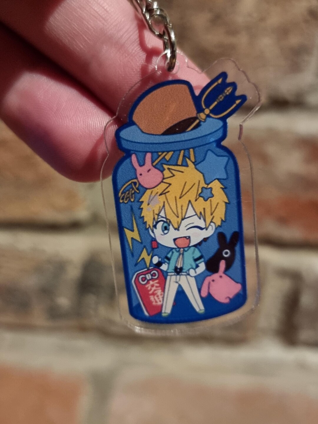 Double-sided Anime, Manga, and Cartoon Acrylic Keychain and Keyring ...