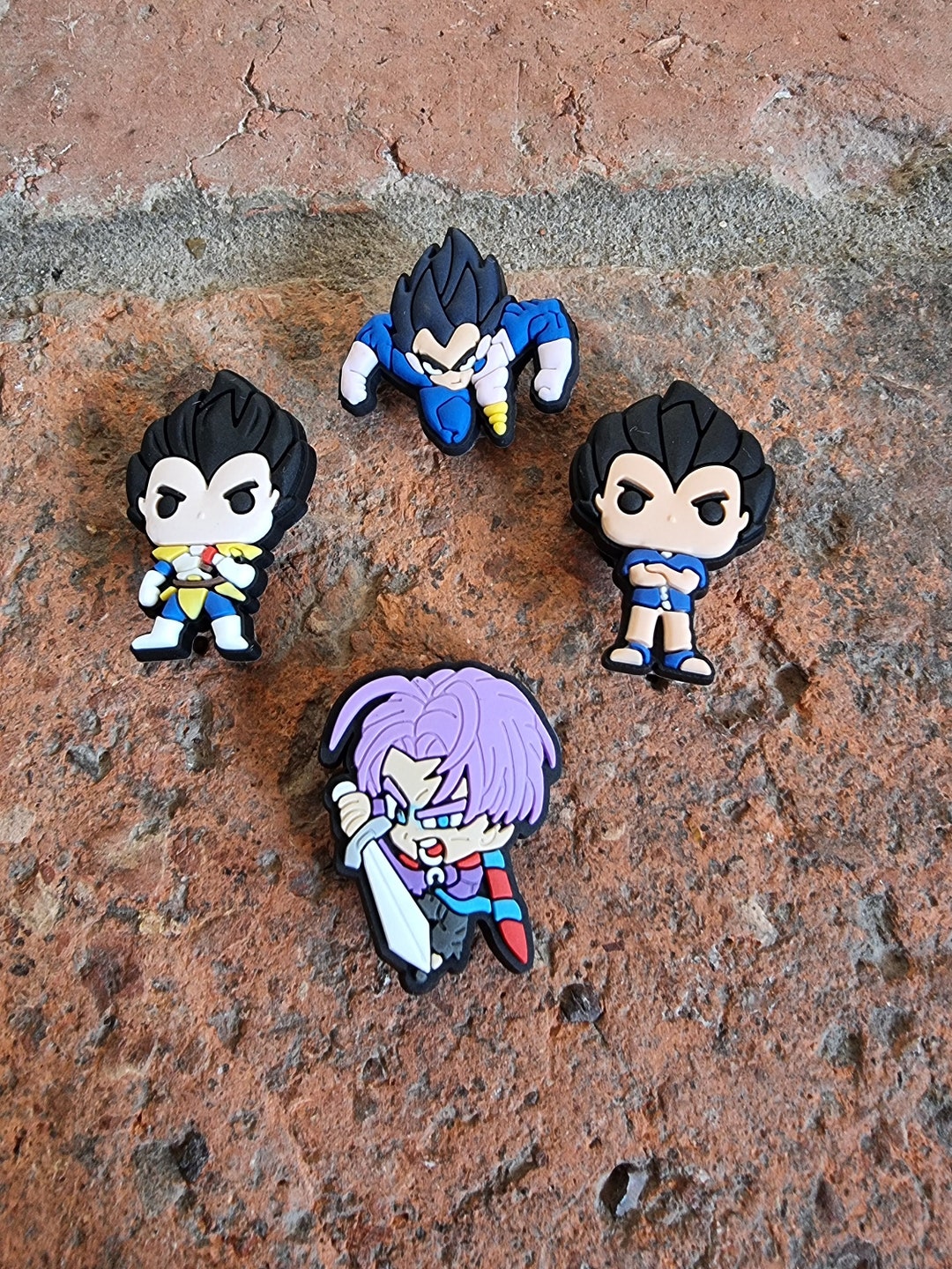 Dragon Ball Z Croc Charms Vegeta & Trunks Collection Shoe Decoration ...