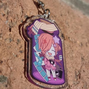 Double-sided Anime, Manga, and Cartoon Acrylic Keychain and Keyring ...