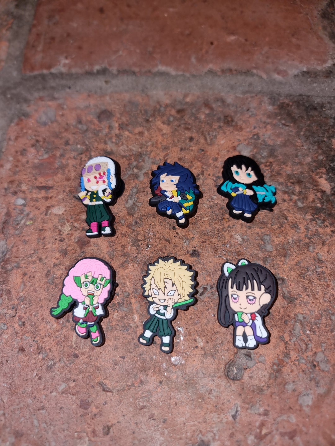 Demon Slayer Anime Croc Charms Tanjiro Kamado, Muzan Kibutsuji, Sanemi ...