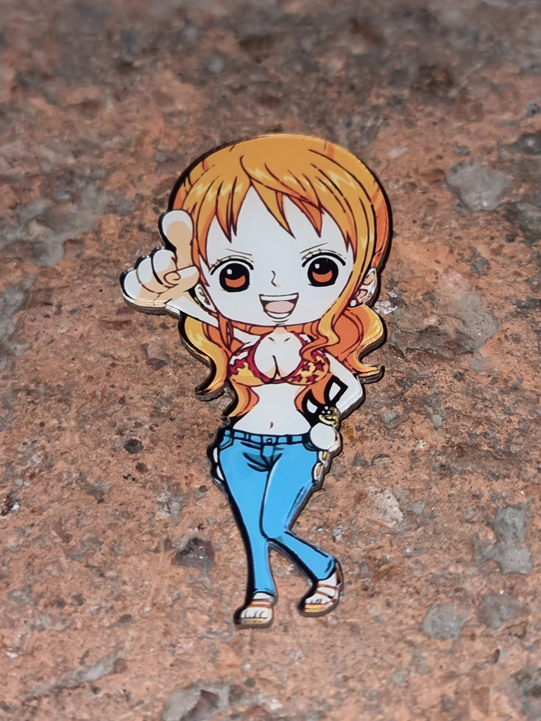 Nami One Piece Acrylic Fridge Magnet Vibrant Anime Gift for Fans ...