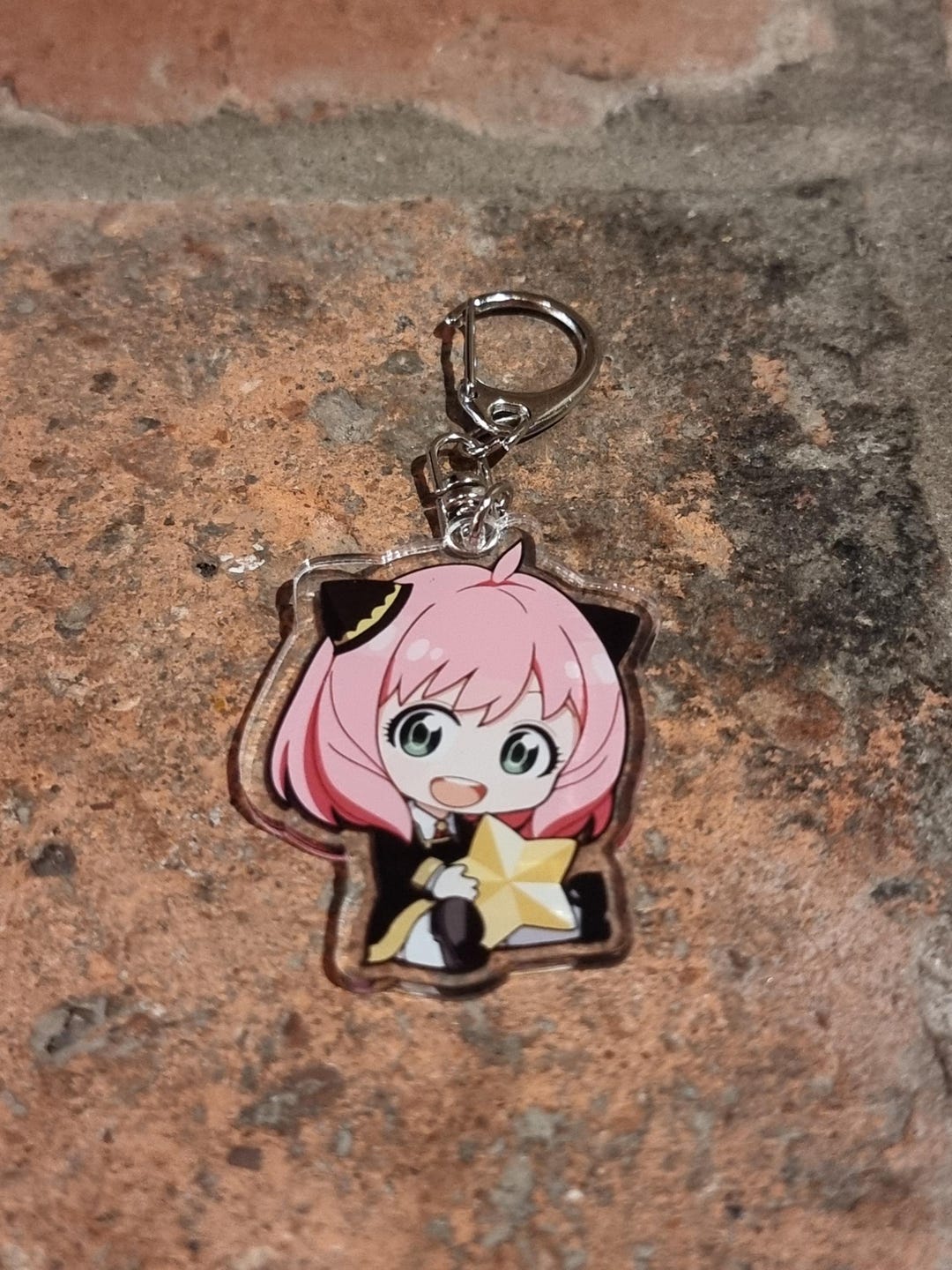 Double-sided Anime, Manga, and Cartoon Acrylic Keychain and Keyring ...