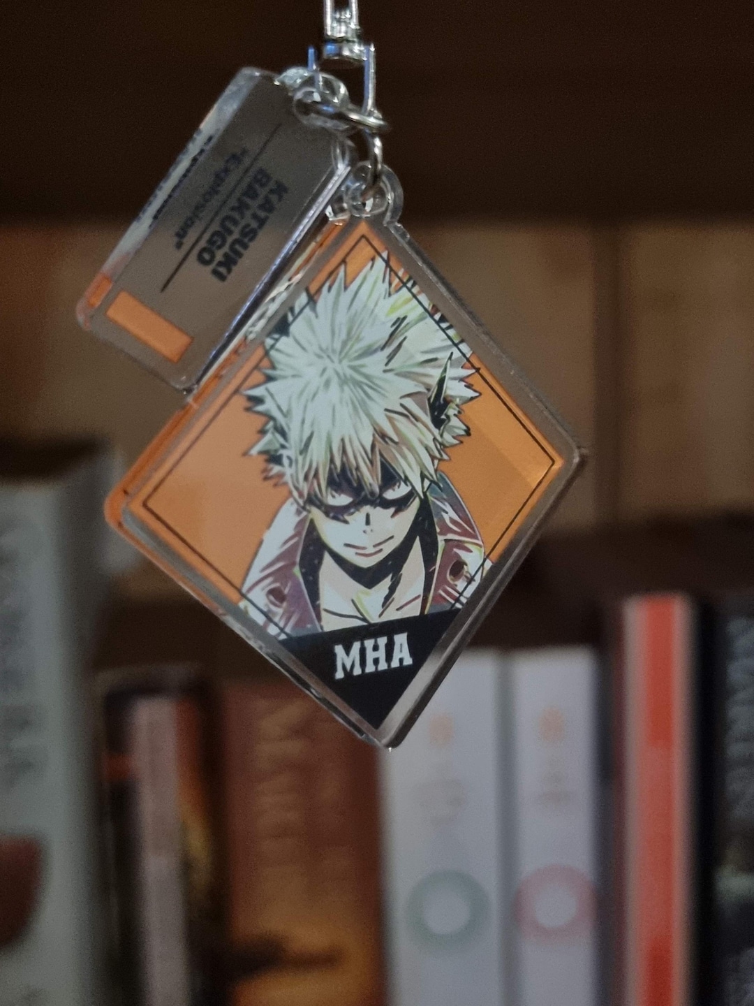 Acrylic Anime and Manga Cartoon Keychain and Keyring Hero-inspired ...
