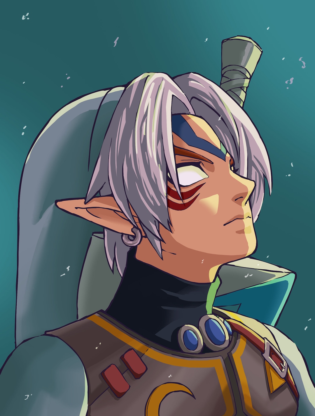The Legend of Zelda Fierce Deity Link A5 Art Print - Etsy