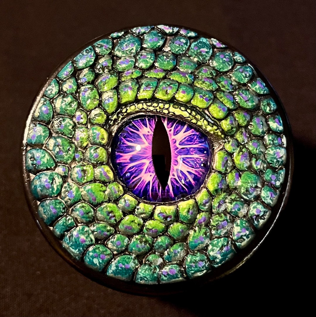 Draco's Vessel marijuana Urn Purple Eye &green - Etsy