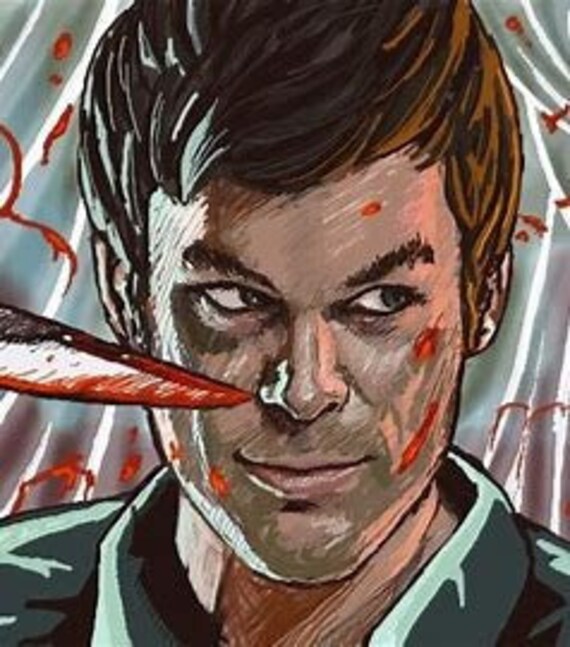 5ddiamond Painting Dexter Morgan Rare Print 80 Diamonds X | Etsy