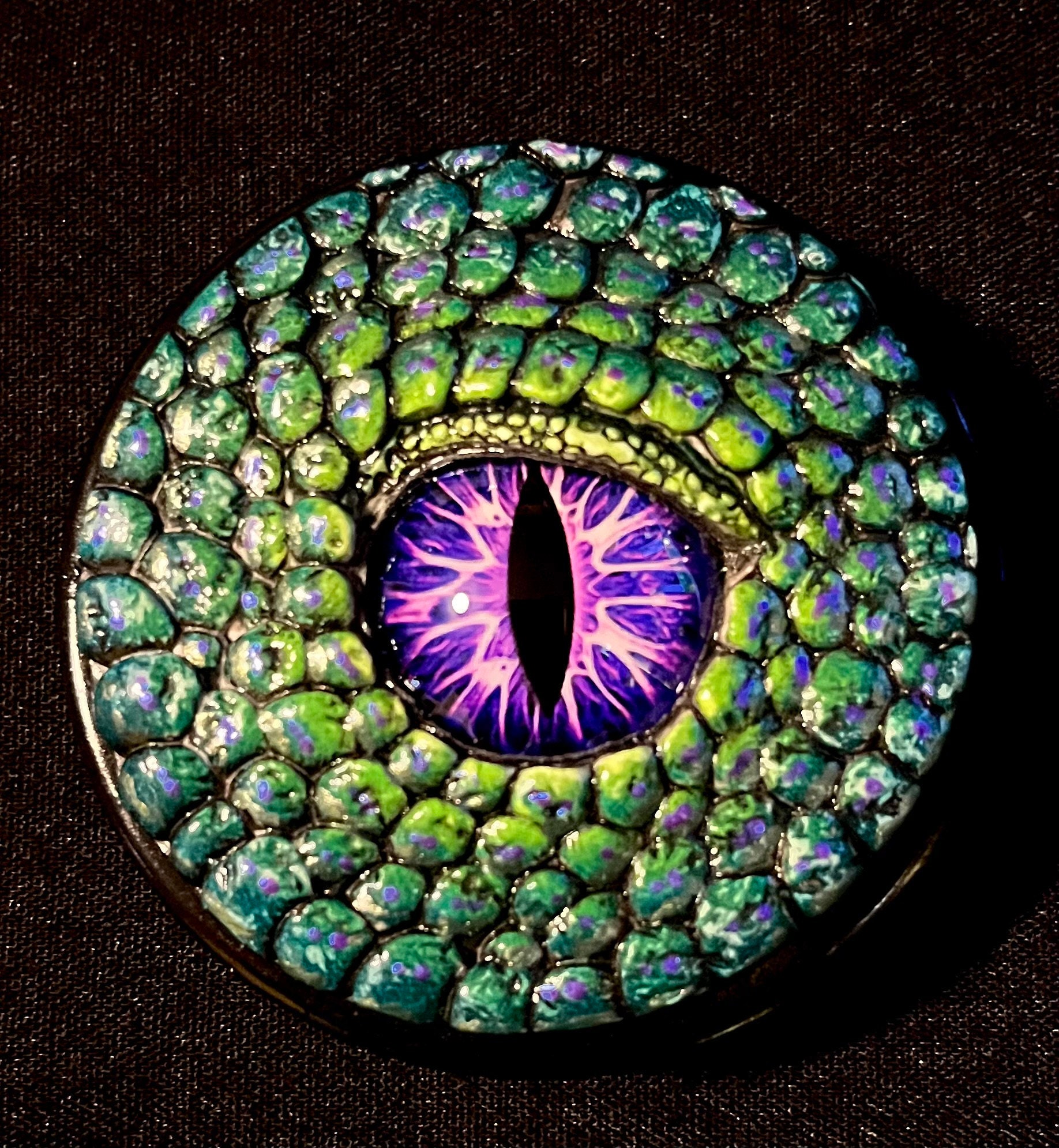 Draco's Vessel marijuana Urn Purple Eye &green - Etsy