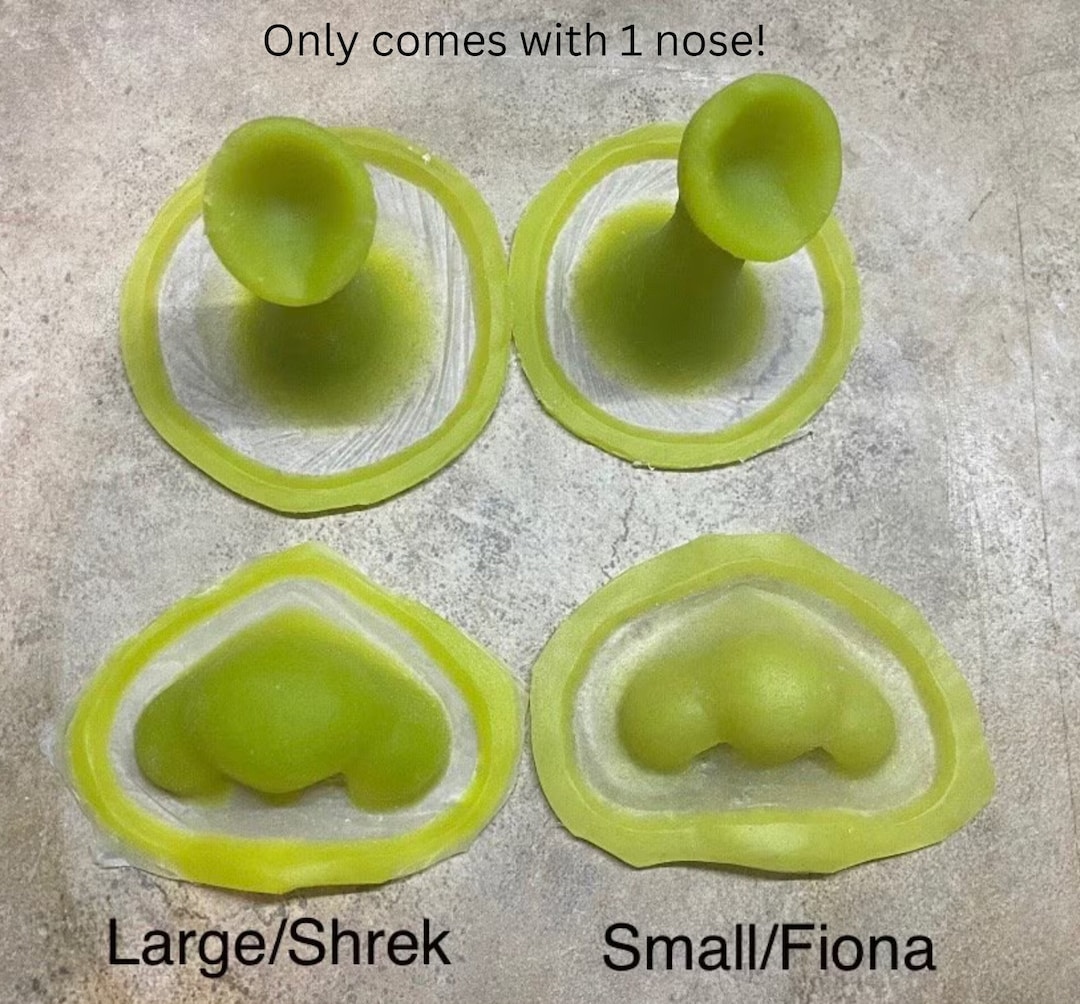 SFX Ogre Nose and Ears Set | Shrek or Fiona Cosplay Silicone Prosthetic ...