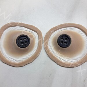 SFX Single Button Eye With Button Included Silicone Prosthetic | Beldam ...