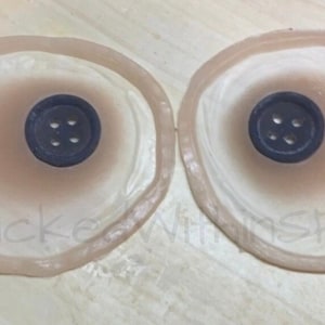 SFX Single Button Eye With Button Included Silicone Prosthetic Beldam ...