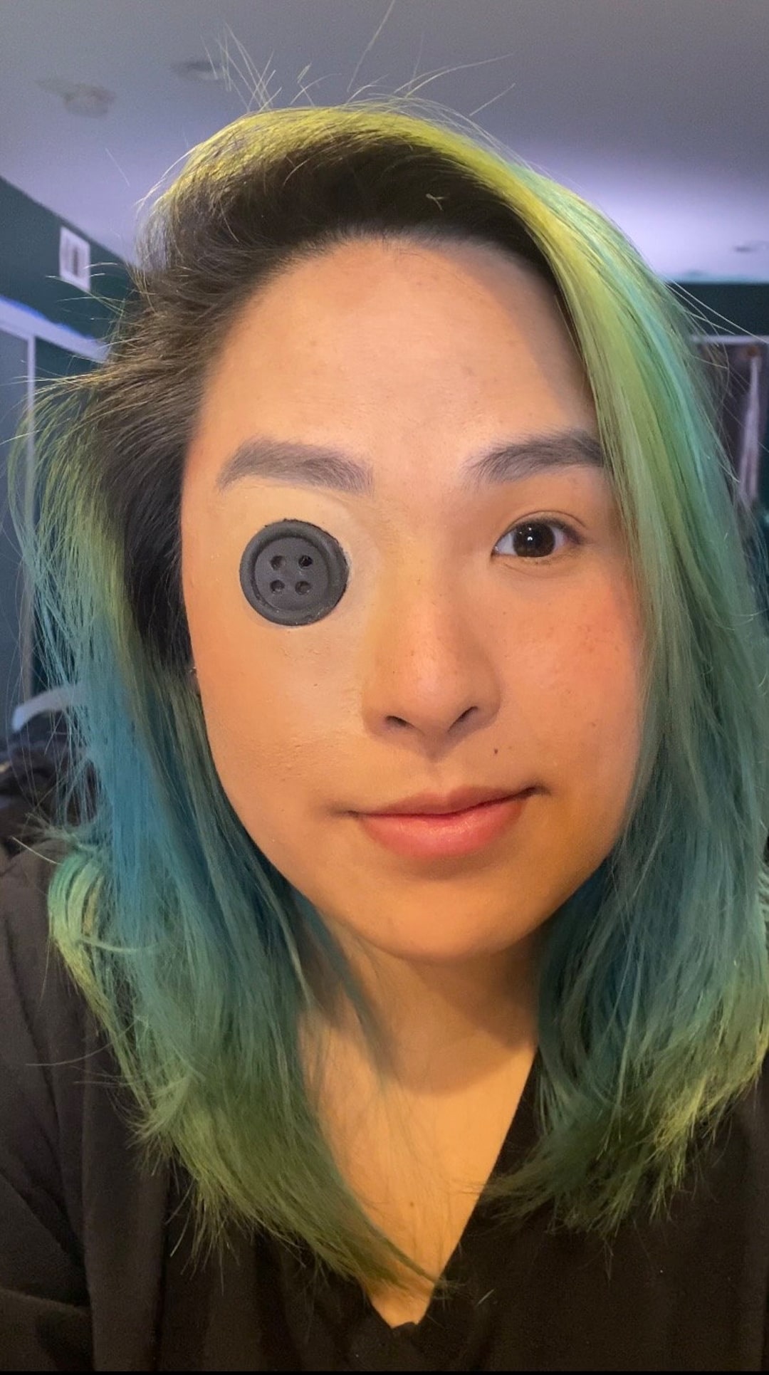 SFX Single Button Eye With Button Included Silicone Prosthetic Beldam ...