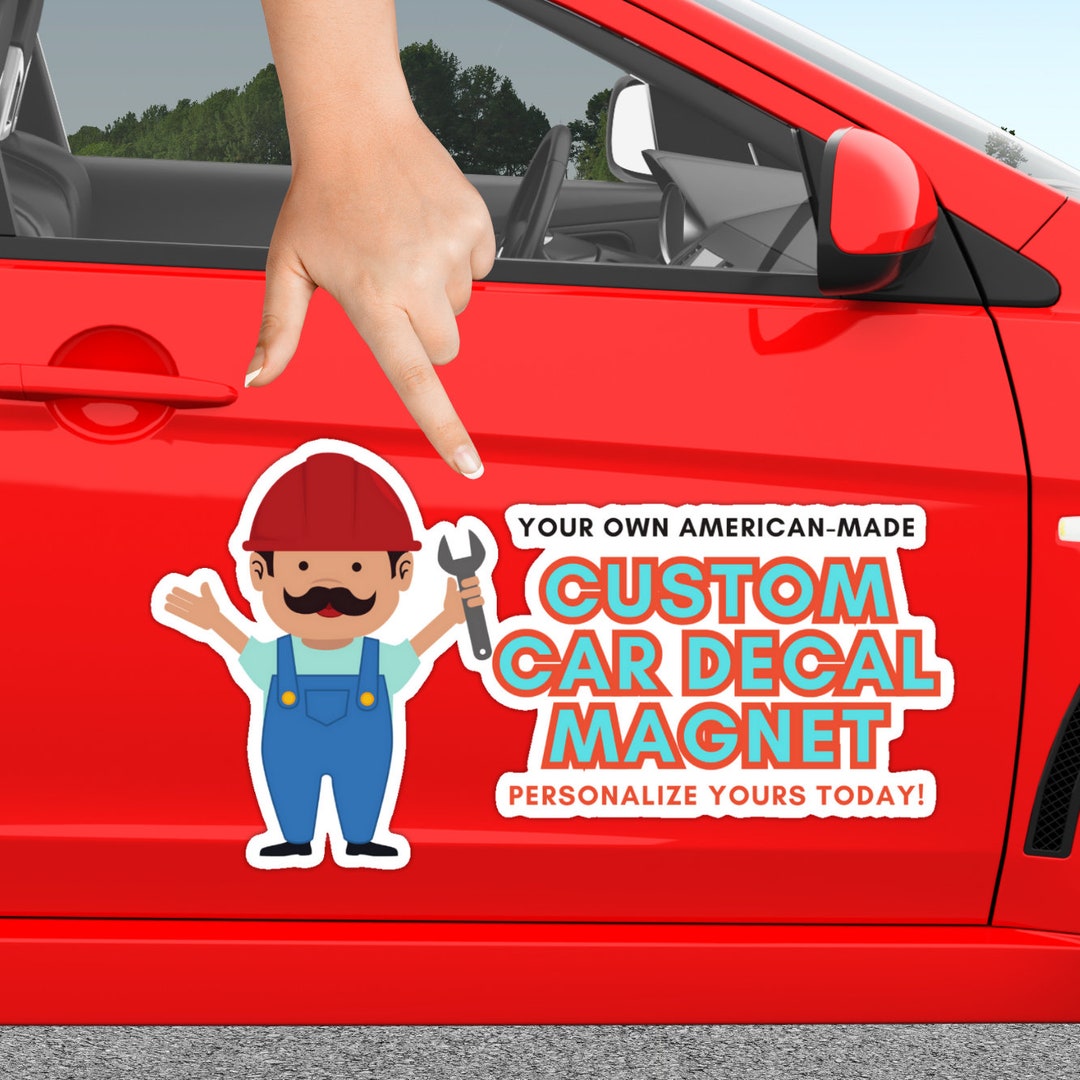 Custom Car Magnet Signs | Personalized Logo Magnets for Cars, Vans, Trucks | Professional Die ...