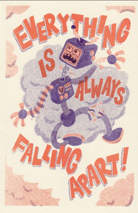 Everything is Always Falling Apart Print - Etsy