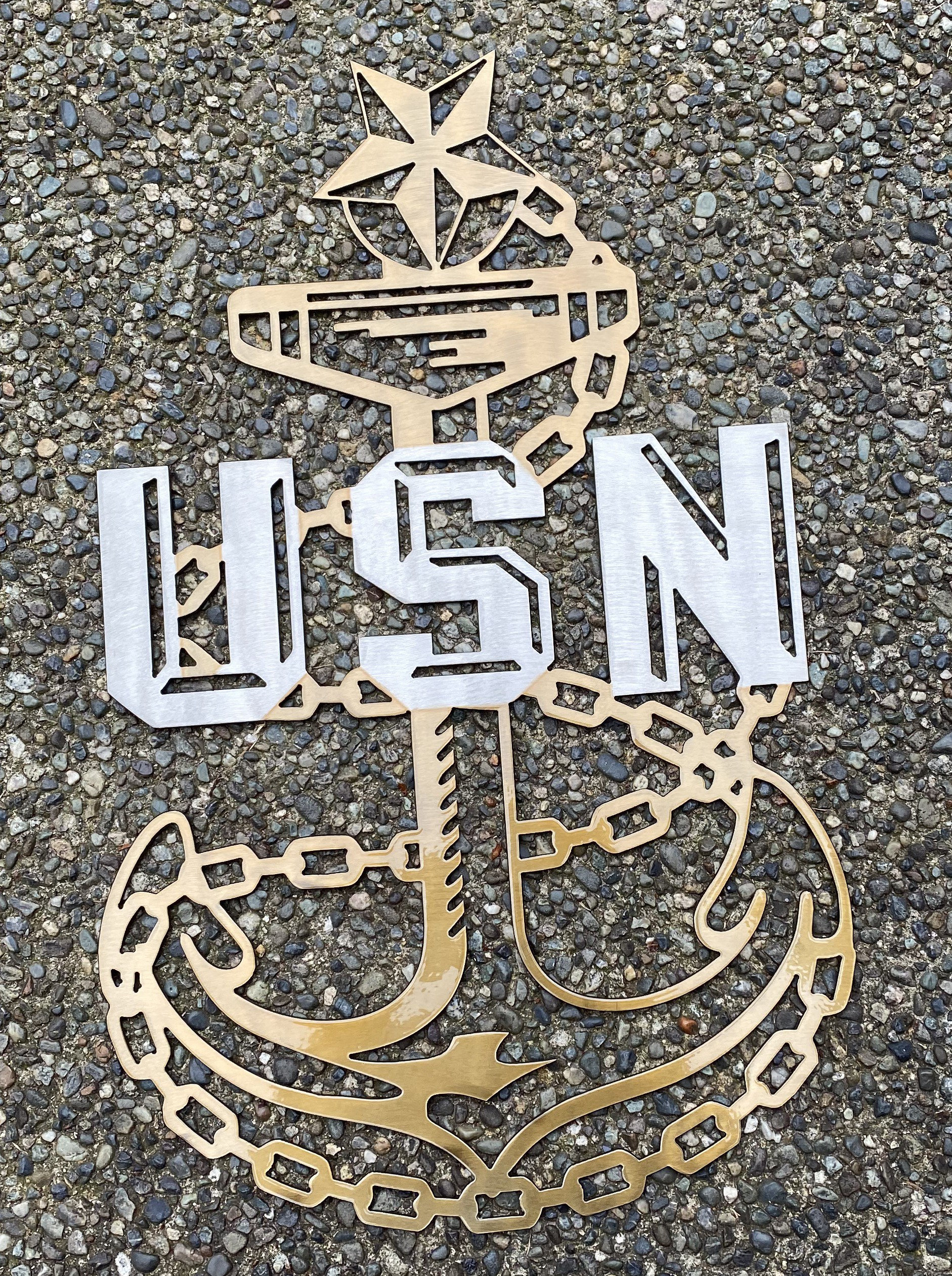 US Navy Senior Chief Anchor Rank Insignia E8 - Etsy